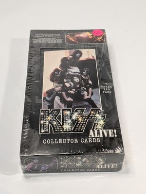 Kiss Alive Collector Cards Music Trading Card Box 36 Packs Neca 2001 ...