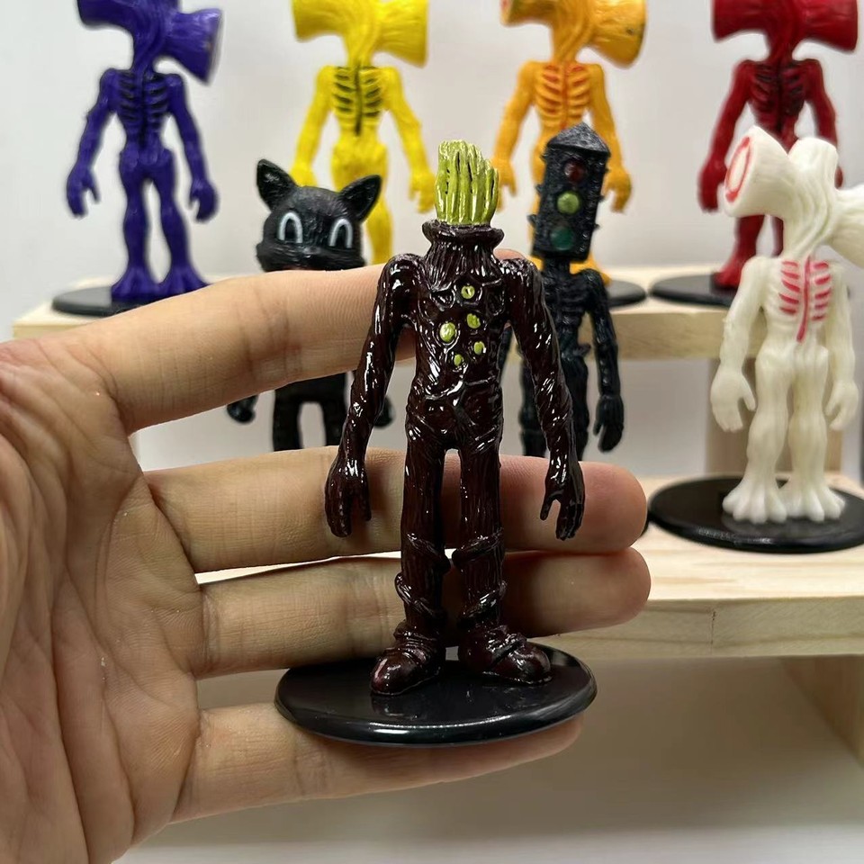 8PCS Siren Head Toys Action Figure Sirenhead Figure Horror Model Doll ...