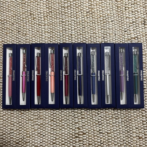 Swarovski Elements Crystal Filled Pen New in Box Black Ink | eBay