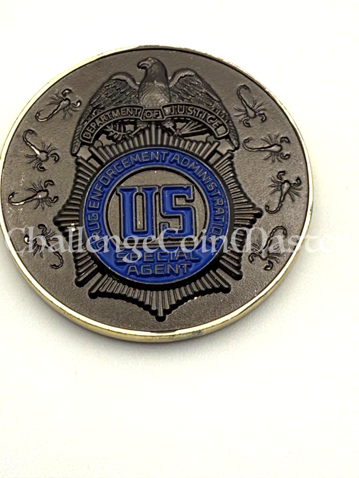 DEA Cocaine Intelligence Unit Narcotics Federal Police Challenge Coin ...
