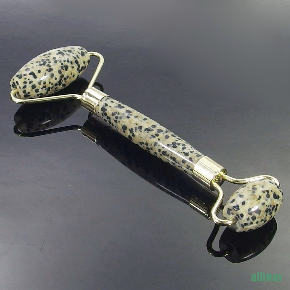Natural Gemstone Roller Face Facial Body Beauty Anti-Aging SPA Massage ...