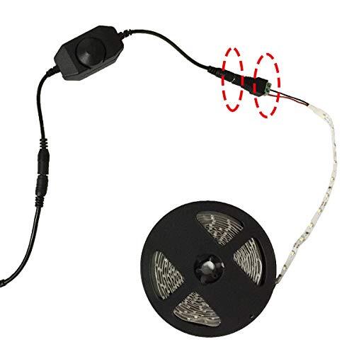 DC 12V-24V 3A LED Strip Dimmer Switch LED Tape Dimmer Controller PWM ...