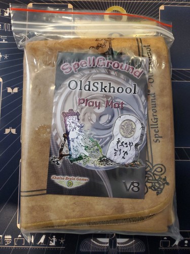 Tan V8 stitched Spellground Playmat 2 Player Mat OldSkhool Khalsa Brain ...