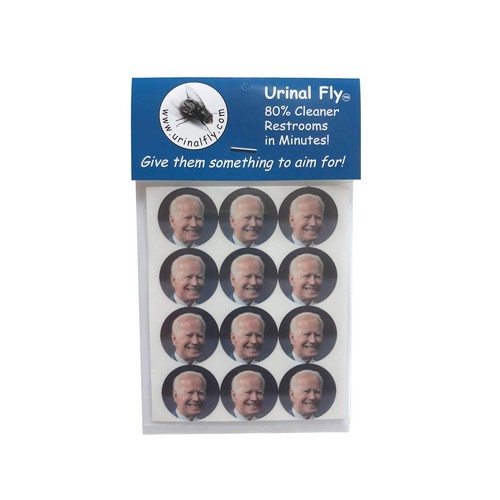 Urinal Fly Toilet Stickers Joe Biden Targets 80% Cleaner Bathrooms ...