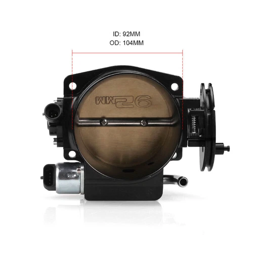 92mm Throttle Body+TPS IAC Adapter Plate for Chevy GM Gen III LSX LS ...