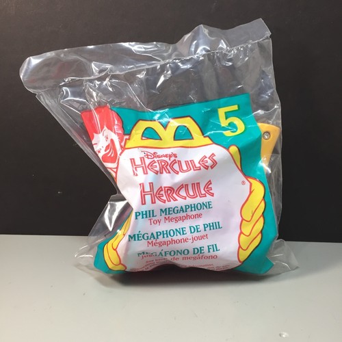 1997 Disney Hercules McDonald's Happy Meal Toy #5 Phil Megaphone NISP ...
