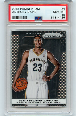2013-14 PANINI PRIZM #4 ANTHONY DAVIS, NEW ORLEANS PELICANS LAKERS, PSA ...