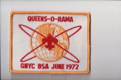 1972 Greater New York Council Queens-O-Rama patch | eBay