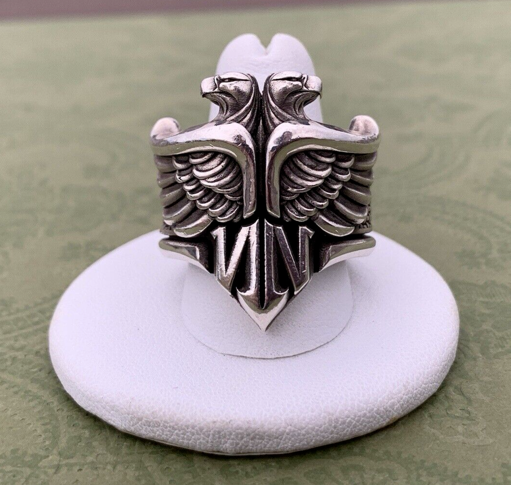 NightRider Covenant Sterling Silver Double Eagle Ring (Size 11) | eBay