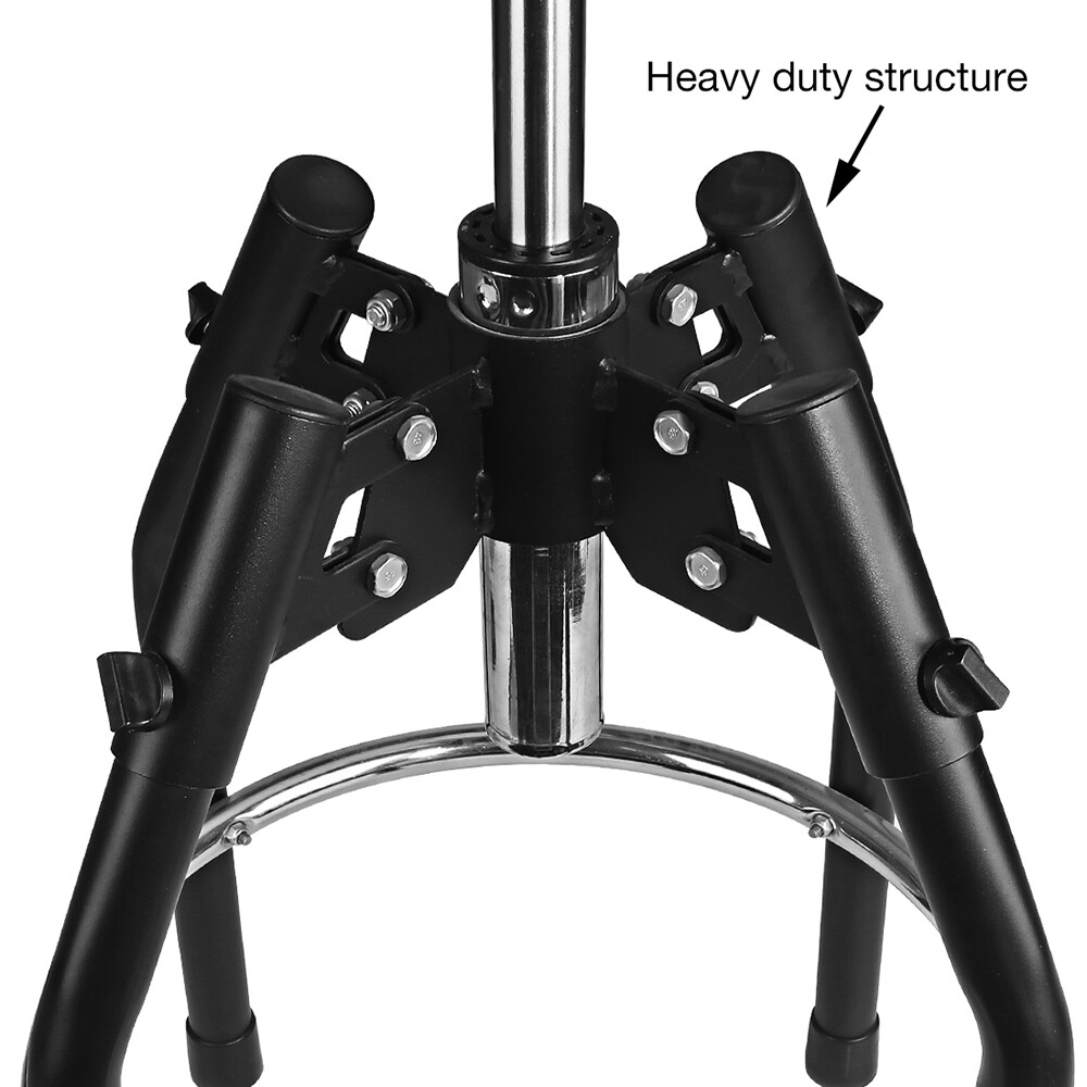 WORKPRO Heavy Duty Bar Stool Adjustable Hydraulic Work Shop Swivel ...