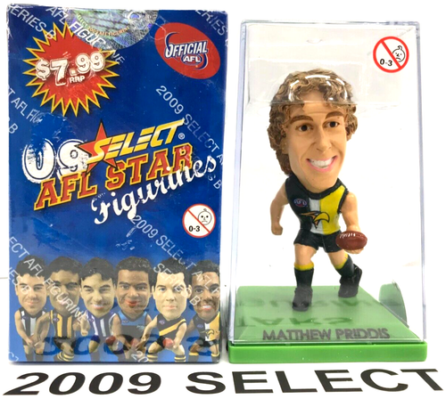 2009 SELECT AFL COLLECTIBLE STARS COLOR FIGURINE No-43 MATTHEW PRIDDIS ...