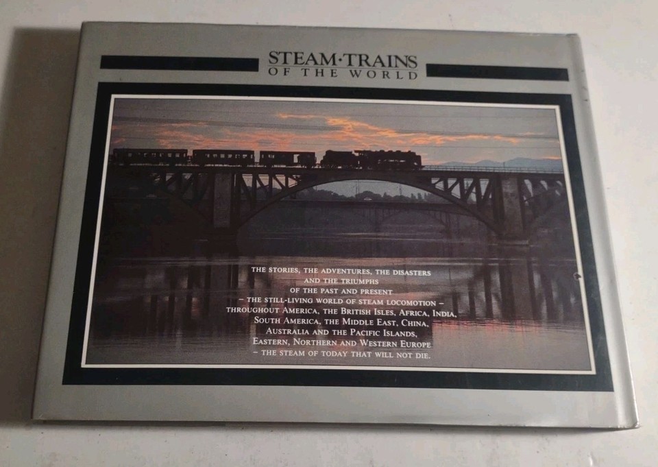 Steam Trains of the World by Colin Garratt 1987 Hardcover Book with ...