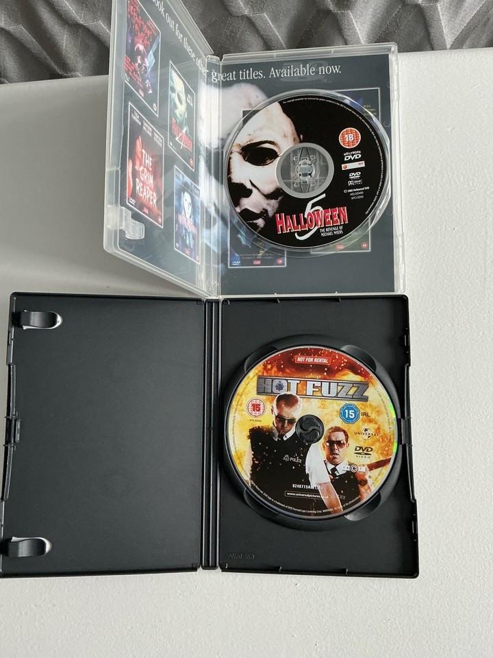 2 Horror DvDs Halloween 5 and Hot Fuzz | eBay