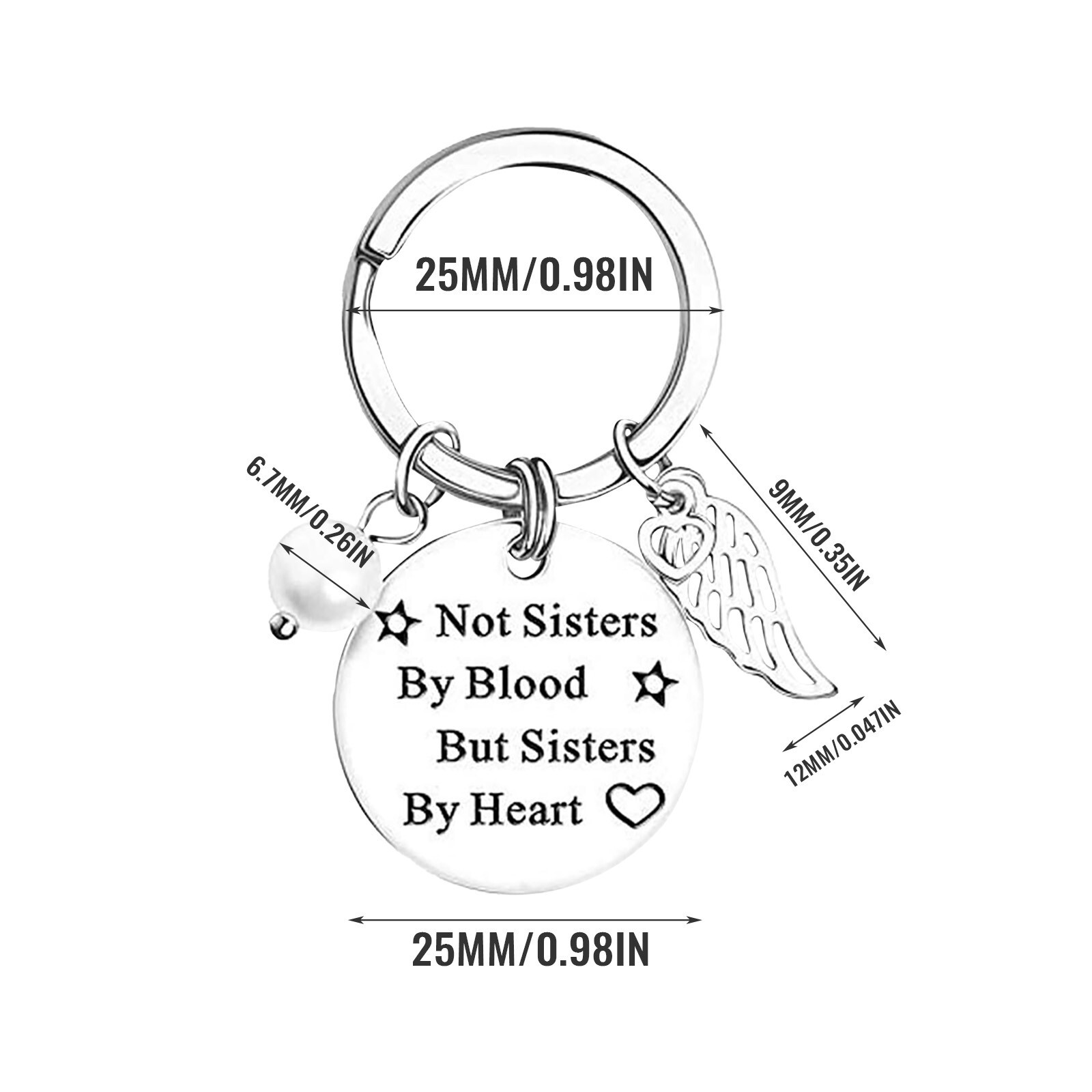 Friendship Keychain Key Ring Decoration For Sending Good Friends To ...