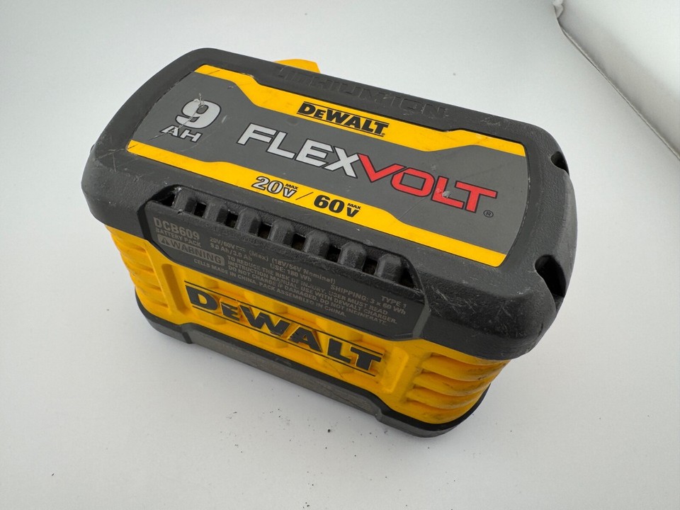 DEWALT [DCB609] 20V/60V MAX FLEXVOLT 9 AH LITHIUM ION BATTERY | eBay