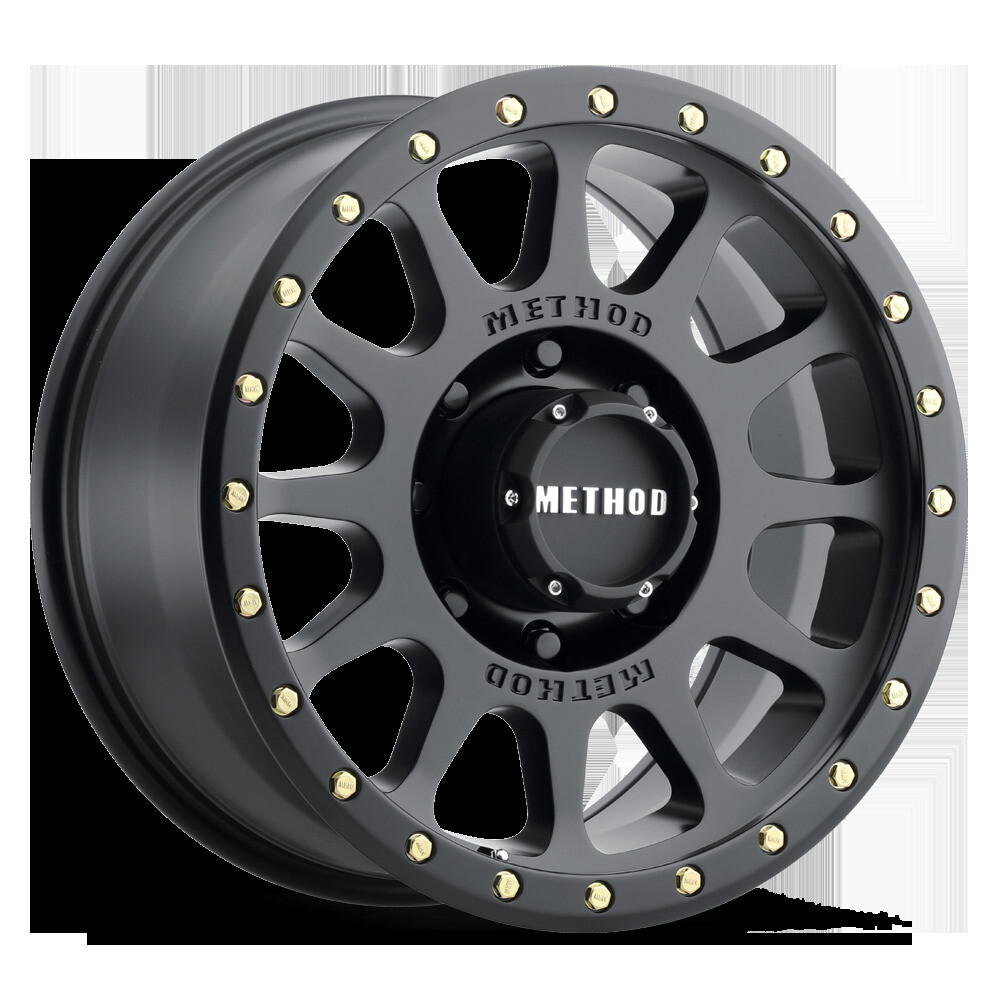 Method MR305 NV 20x10 -18mm Offset 8x180 130.81mm CB Matte Black Wheel | eBay