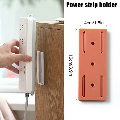 4pcs Power Outlet Fixer Rack Wall-mounted Sockets Storage Holder ...