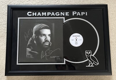 drake signed autographed framed vinyl psa cert coa loa RAP RARE | eBay