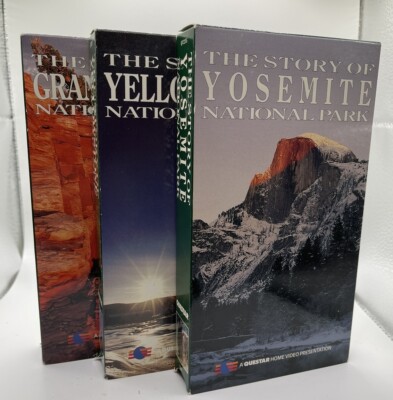Questar VHS Set The Story Of National Parks 3 VHS Tapes | Educational ...