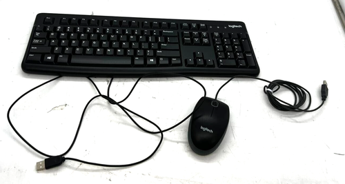 Logitech Mk120 Keyboard and Mouse Set Plug and Play USB Combo ...