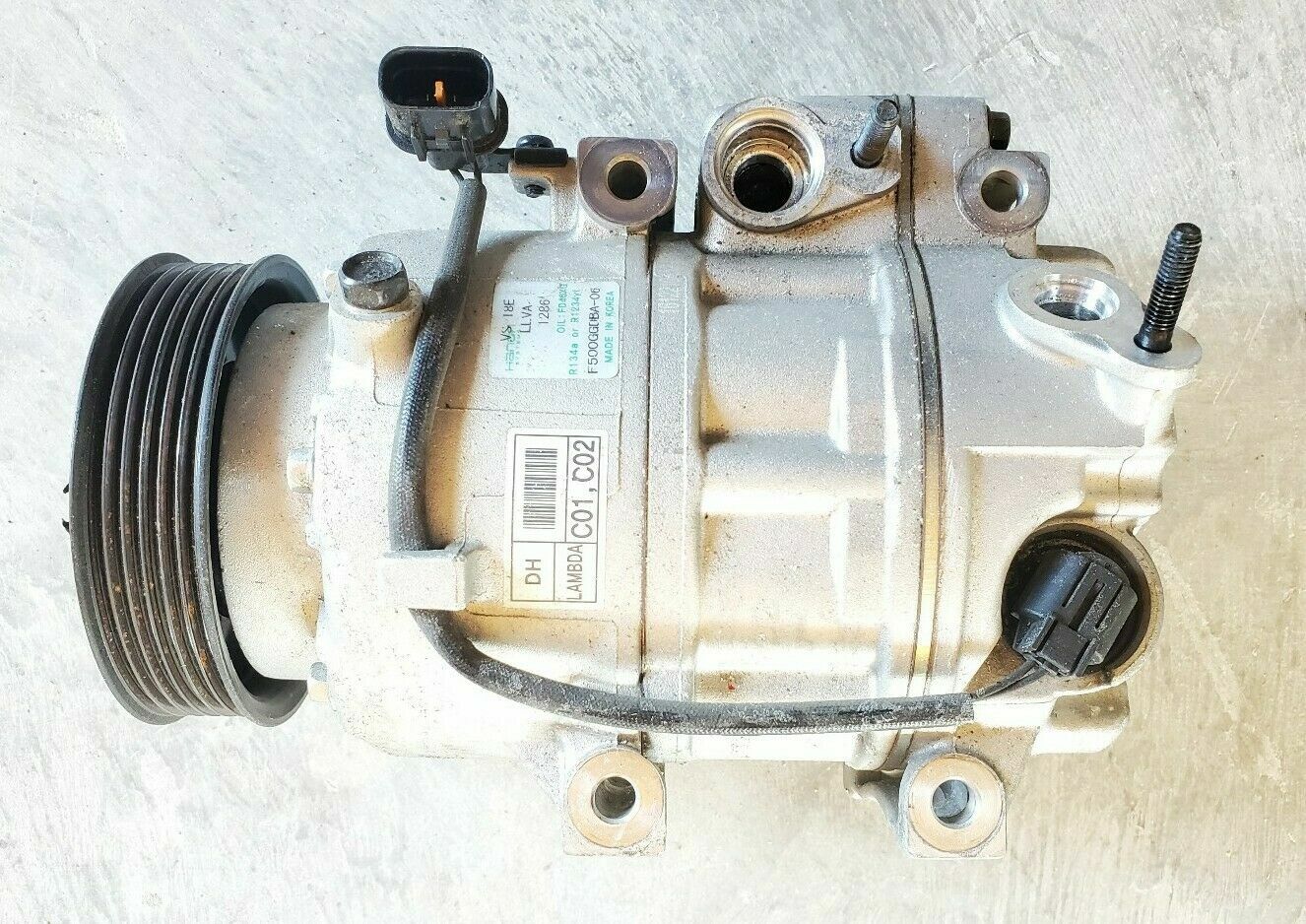 2017 2018 2019 GENESIS G80 G90 3.3L V6 A/C COMPRESSOR AIR 97701-B1000 ...