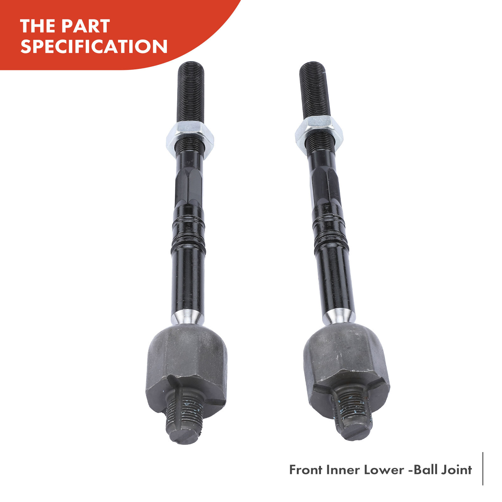 2x Inner Front Tie Rod End for BMW E60 E61 E63 E64 520i 525i 530i 540i ...