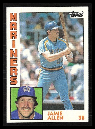 Jamie Allen 1984 Topps #744 Seattle Mariners Rookie | eBay