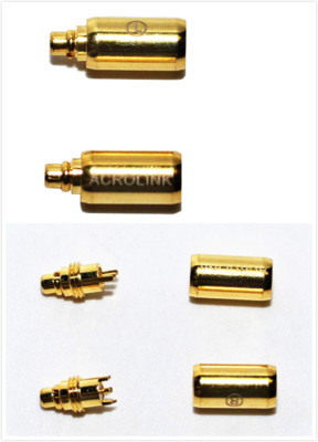 1Pair Gold Plug Connector Plug Shure UE900 SE535 DIY MMCX Westone | eBay