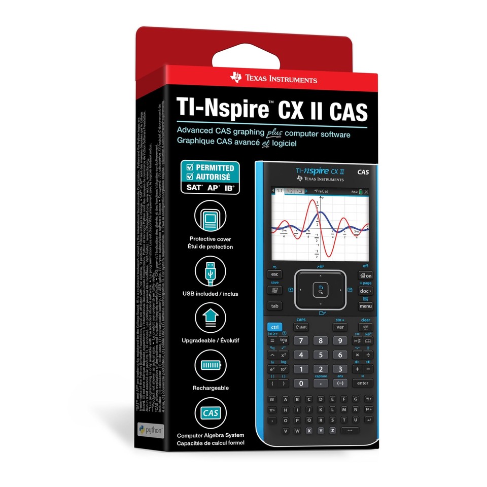 TI Inspire CX Graphing Calculator 320x240 Color Screen Rechargeable CAS ...