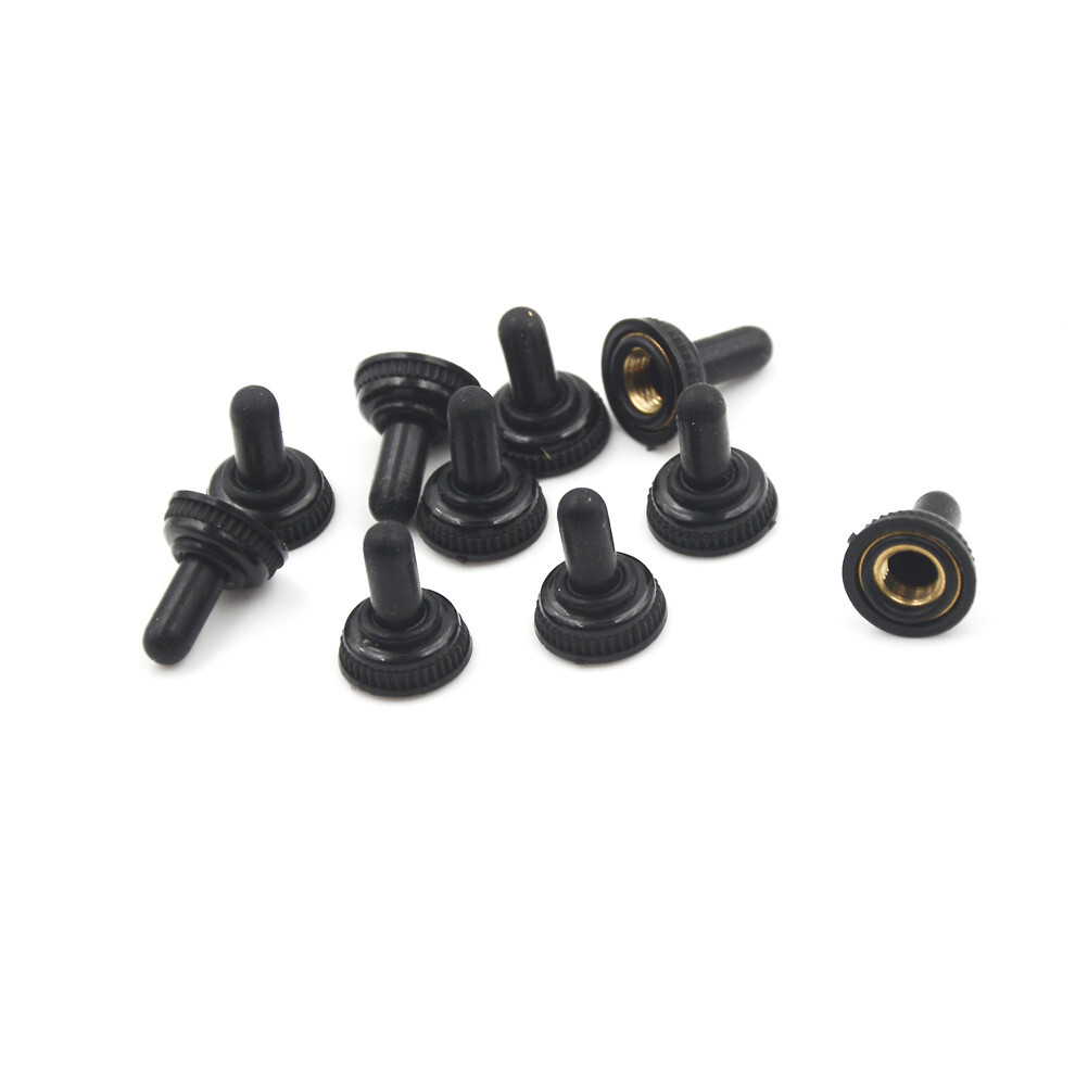 10X 6MM Black Mini Toggle Switch Rubber Resistance Boot Cover Cap Waterproof -xx | eBay Australia