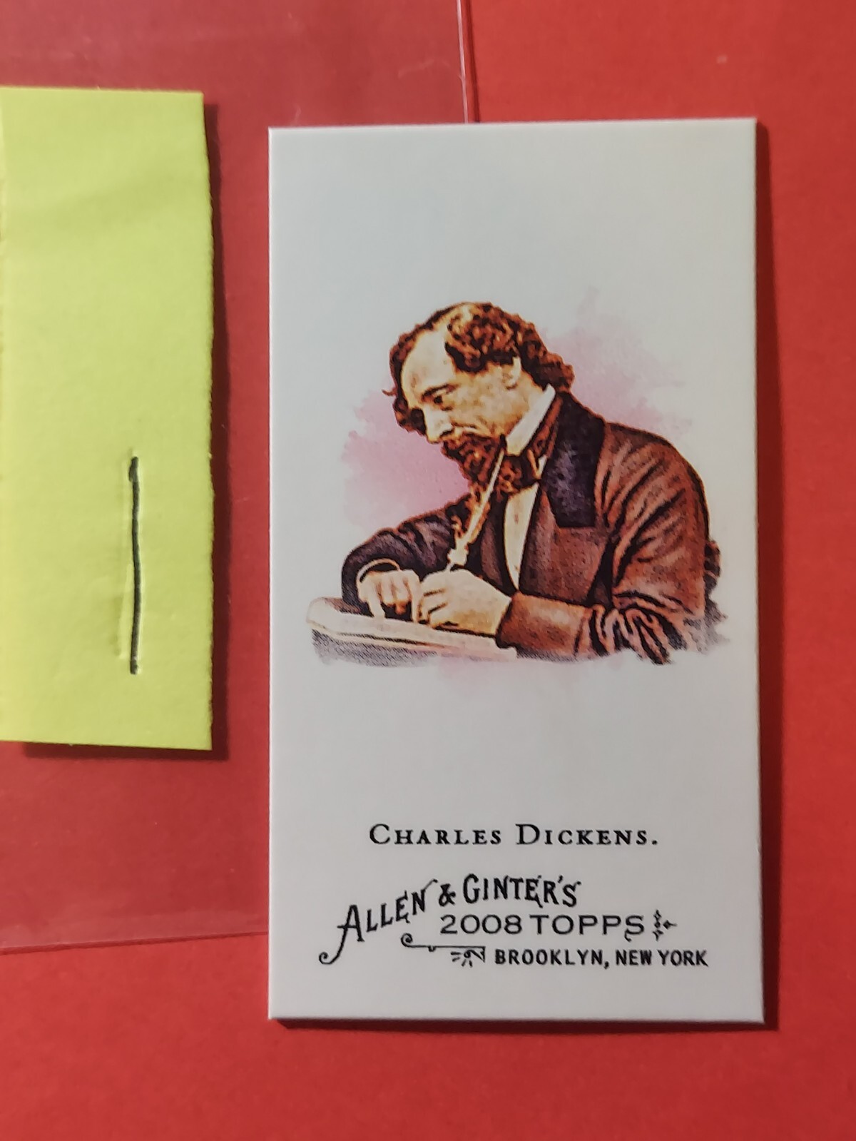 2008 Topps Allen and Ginter Mini A and G Back #219 Charles Dickens, cd1 ...