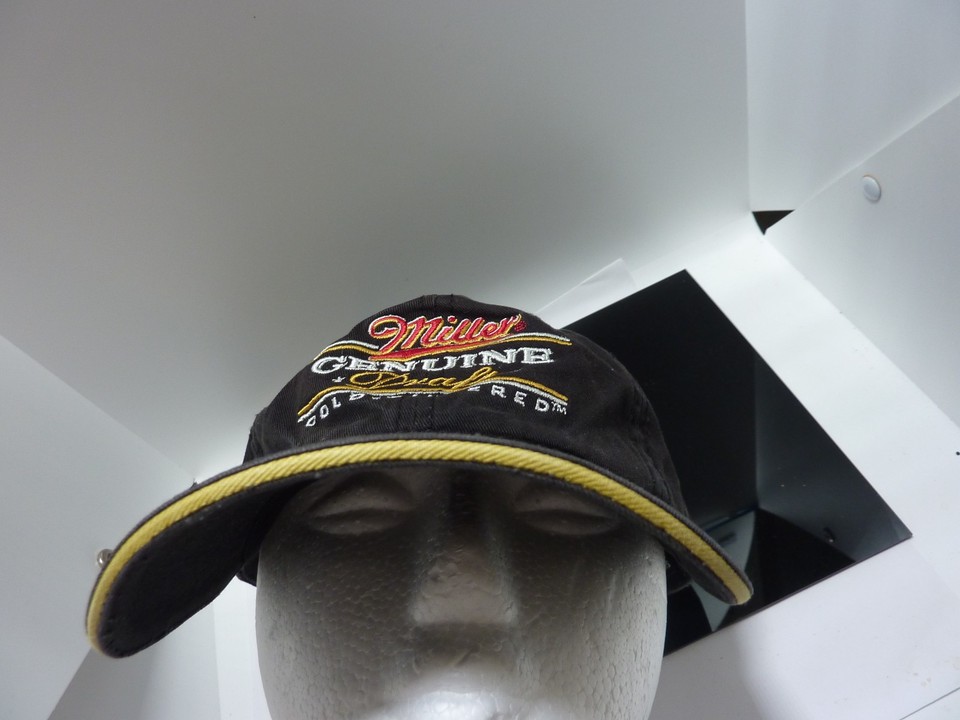 Miller Genuine Draft Cold Filtered Concept One Adjustable Cap | eBay