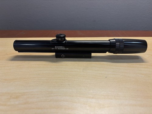 Bushnell Banner 3x-7x .22 Rimfire Rifle Scope Made In Japan W/ Base ...