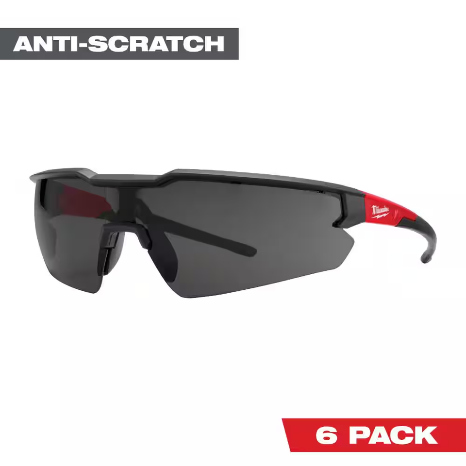 Safety Glasses with Tinted Anti-Scratch Lenses (6-Pack) | eBay