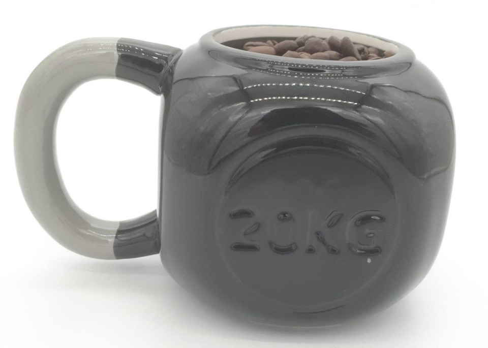 Kettlebell Tea Coffee Mug Cup Perfect for gym buffs and caffeine champs ...