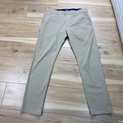 J. Crew Tech Pant 484 Slim Mens 33x30 Tan Casual Performance Golf ...