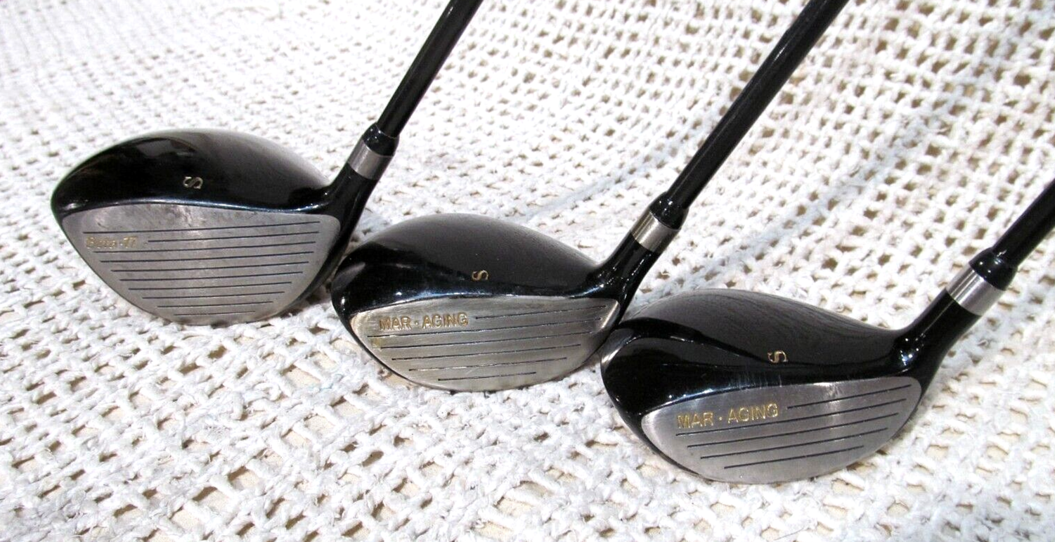 Trinity STILETTO II Beta Ti (1-3-5) 3Pc Wood Set RH ~ Reg Flex Graphite ...