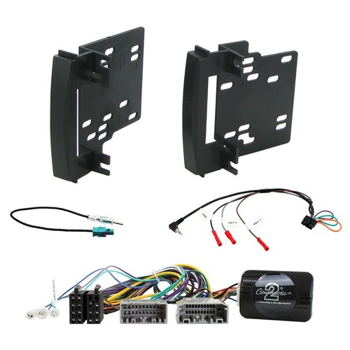 2DIN installation kit incl. steering wheel remote control adapter ...