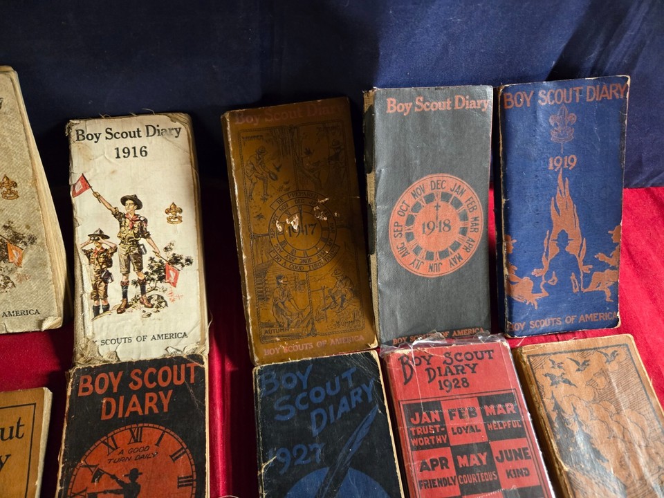 Boy Scouts Diary Set (missing 1913,1922&1952) in nice condition | eBay