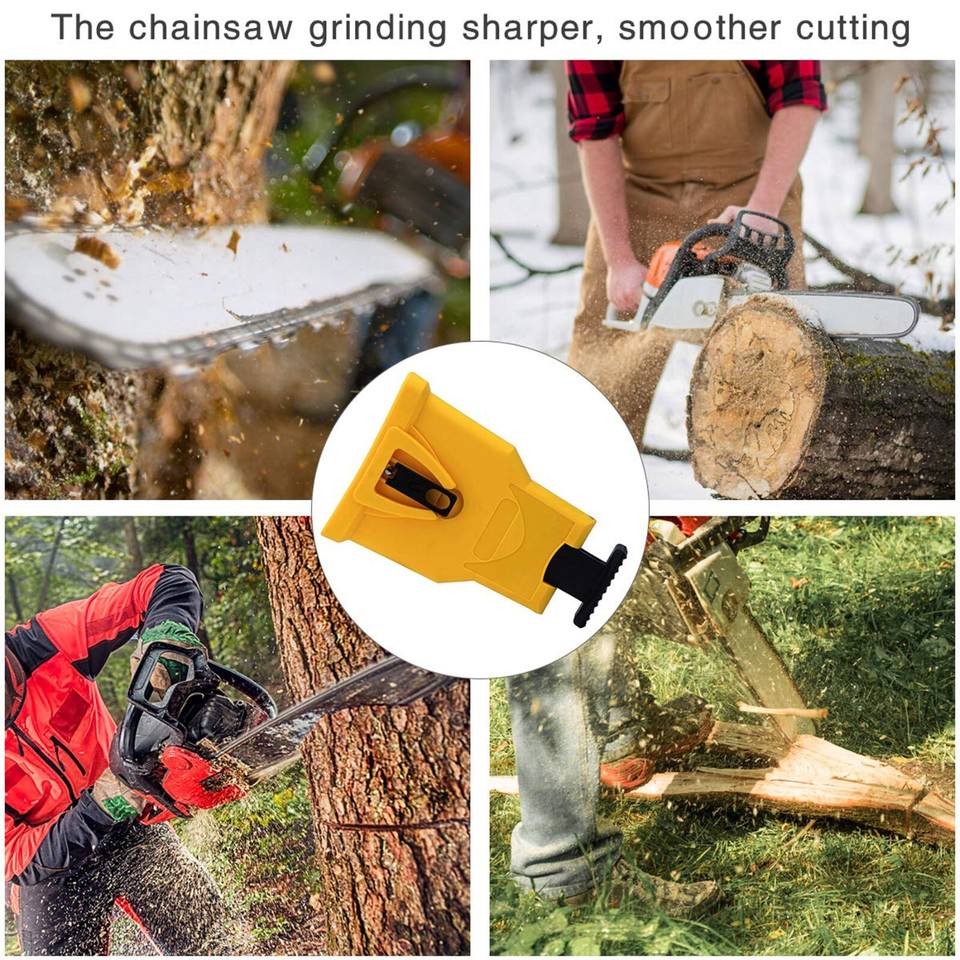 Chainsaw Teeth Sharpener 14-20in Chain Saw Blade Bar Fast Sharpening ...