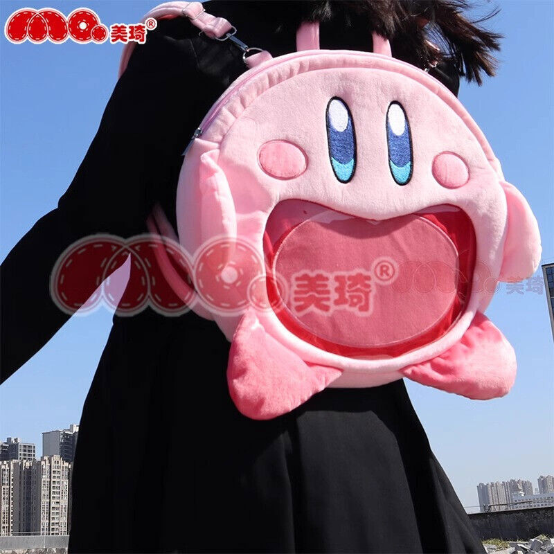 Anime Kirby Itabag Shoulder Bag Kirby Plush Backpack Handbag Cartoon ...