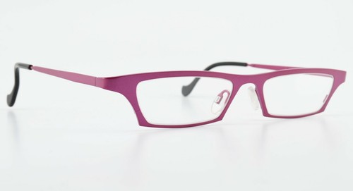 THEO Belgium Glasses Frame Mod. Dubai 31 Angular Reading Design Metal ...