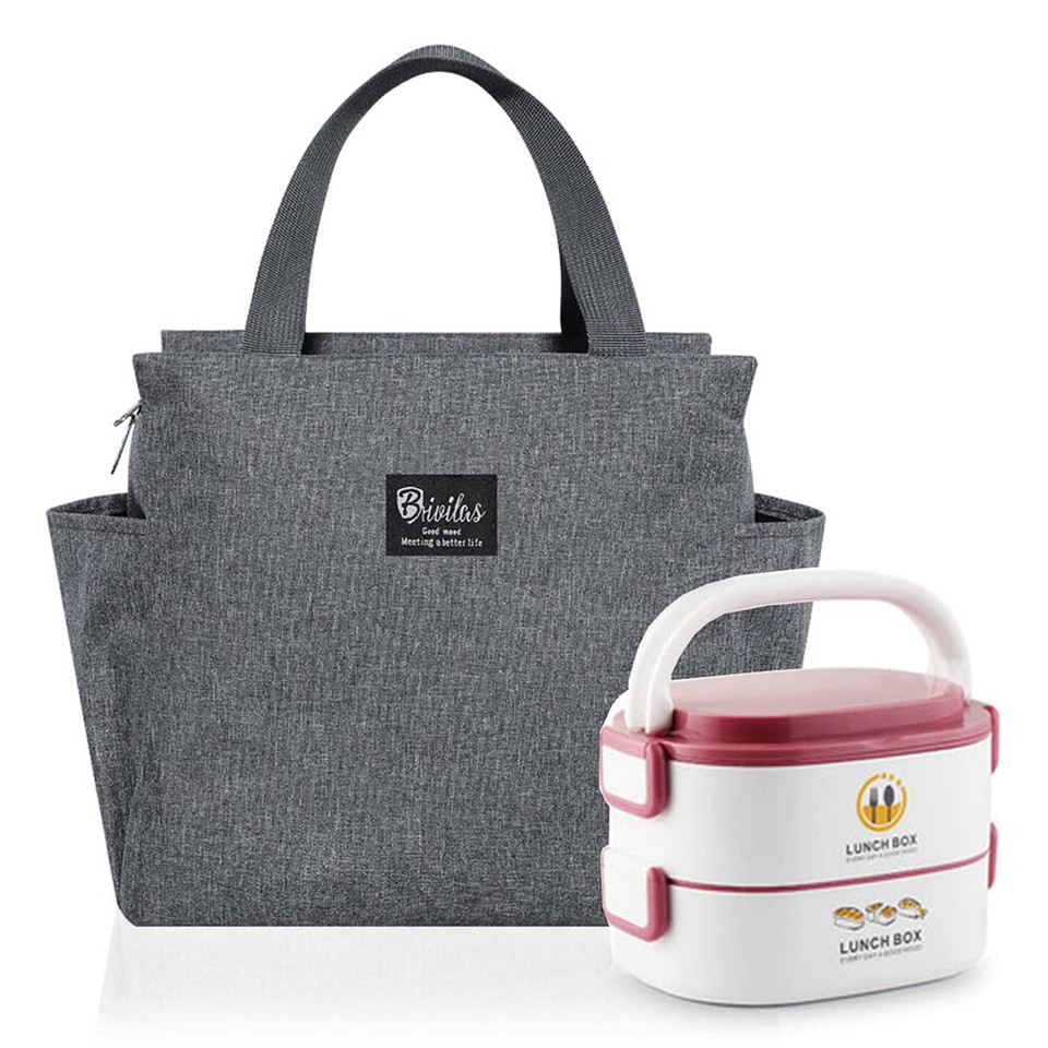 Letter Insulated Lunch Pack Box Bag Child Boys Girls School Food Picnic ...