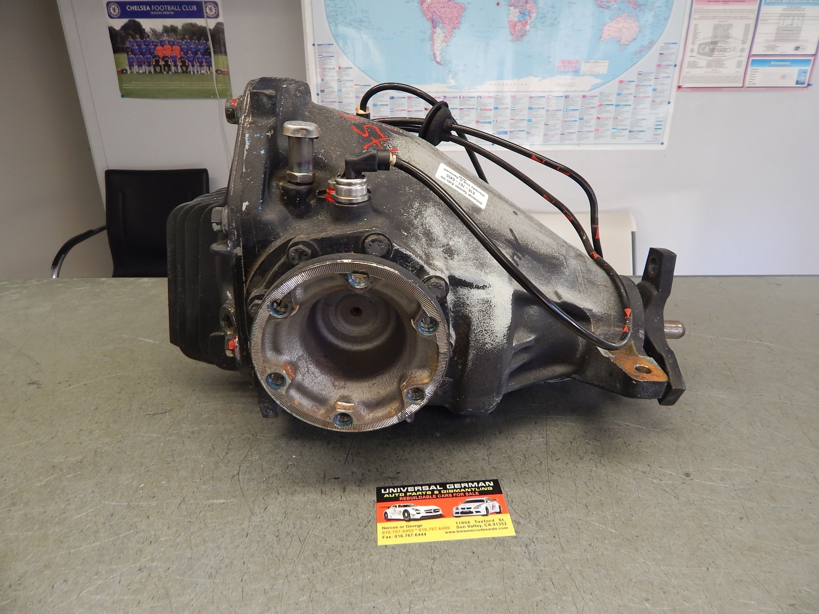 Mercedes-Benz 560SL 560SEC 560SEL Rear Differential 2.47 Ratio ASR Type ...