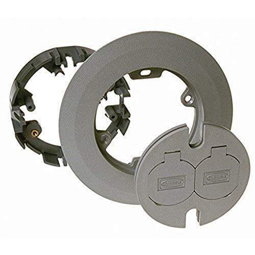 Hubbell RACO 6299 Round Nonmetallic Cover Kit Two-Lift Lids for 5511 ...