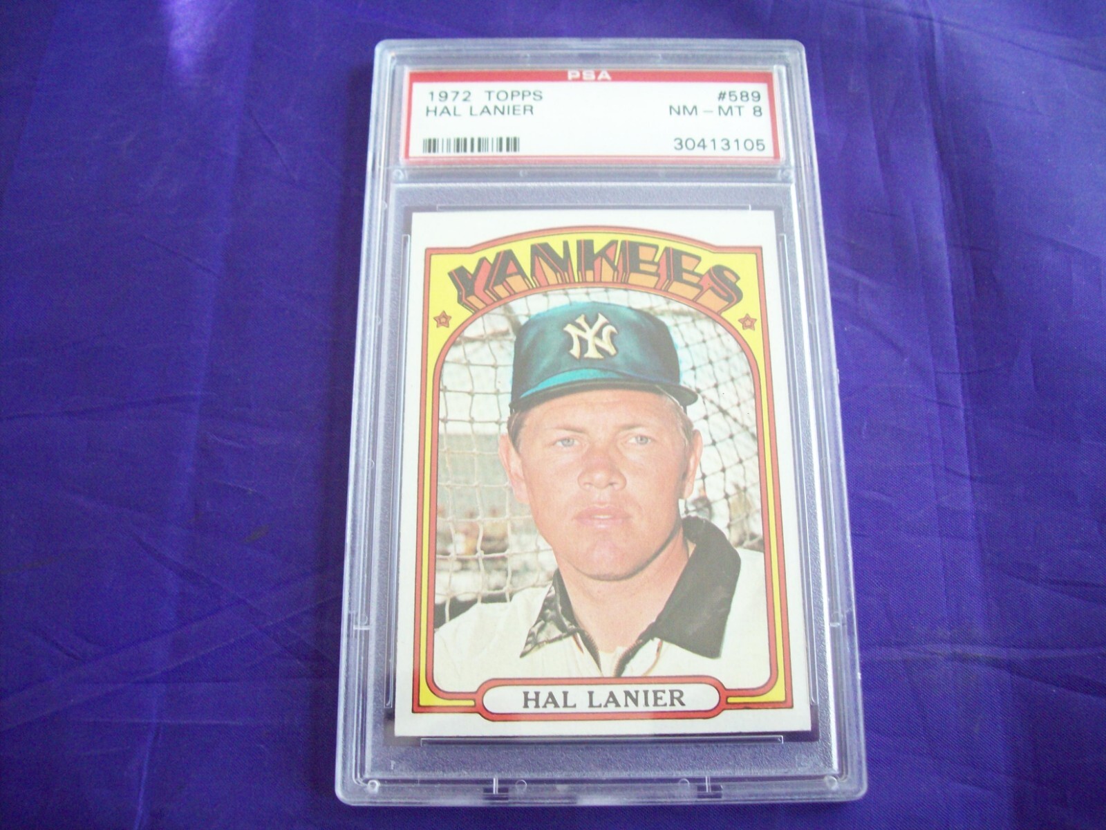 1972 TOPPS #589 HAL LANIER (YANKEES) PSA 8 | eBay