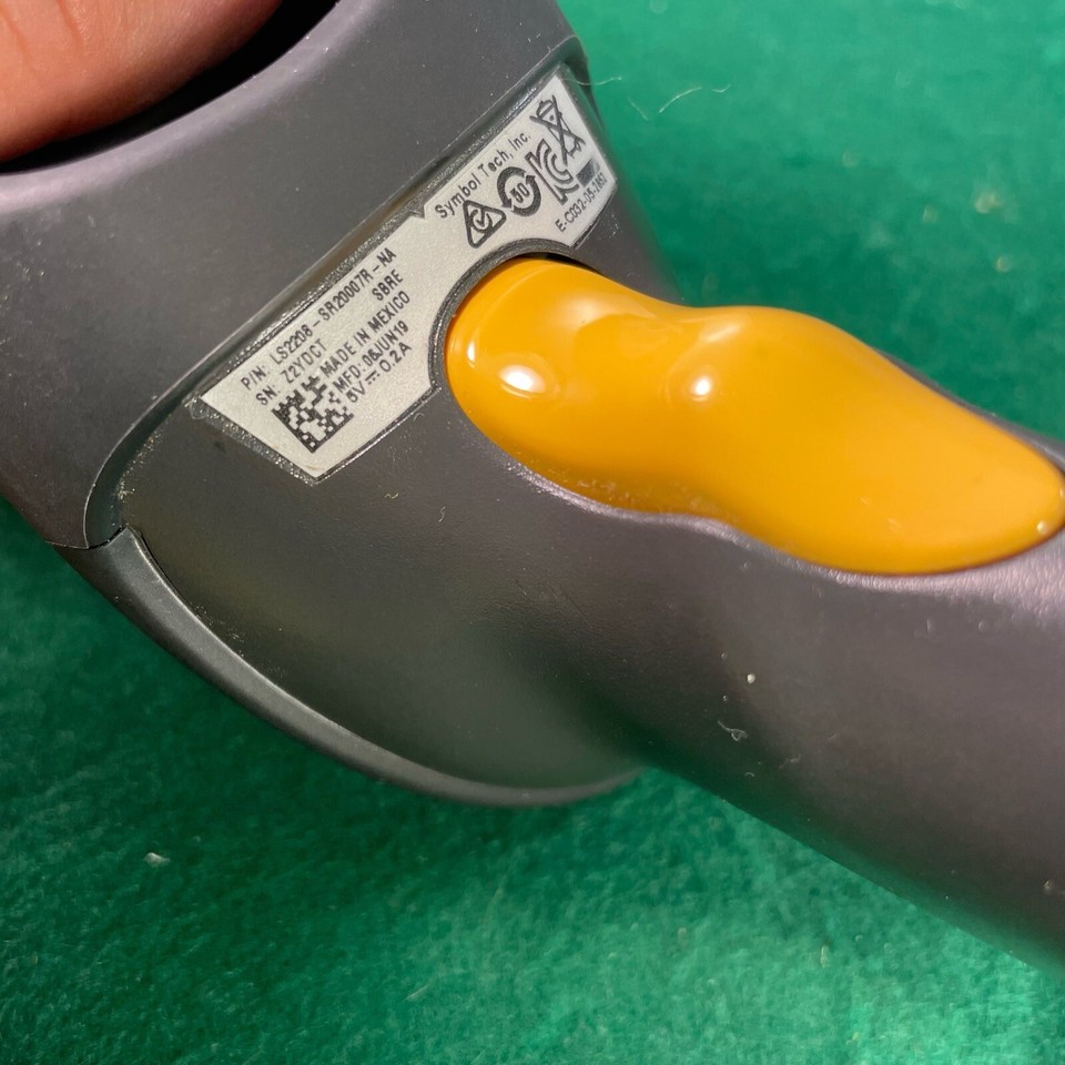 Symbol LS2208-SR20007R-NA Barcode Scanner E-C032-05-2852 | eBay