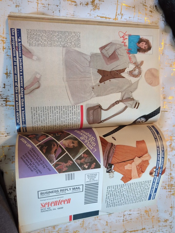 MARCH 1982 SEVENTEEN MAGAZINE BROOKE SHIELDS TEEN FASHION RELATIONSHIP ...