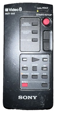Sony RMT-502 Video 8 Handycam Camcorder Remote Control CCD-V701 CCD ...