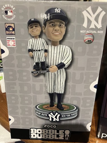 BABE RUTH New York Yankees "Bobble Dubblz" MLB #61 Exclusive Bobblehead ...
